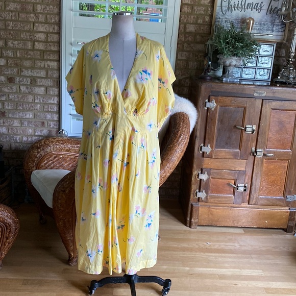 Modcloth | Dresses | Modcloth X Emily And Fin Saunter Sweet Pea Yellow ...